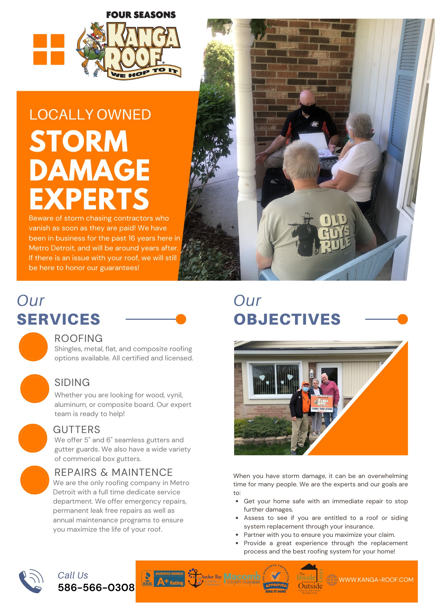 6 Warning Signs You Hired A Storm Chaser - Four Seasons Kanga Roof